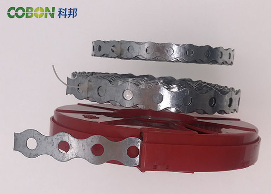 10 Meter Length Perforated Steel Strapping Galvanized Steel Banding Rounded Hanging Ductwork
