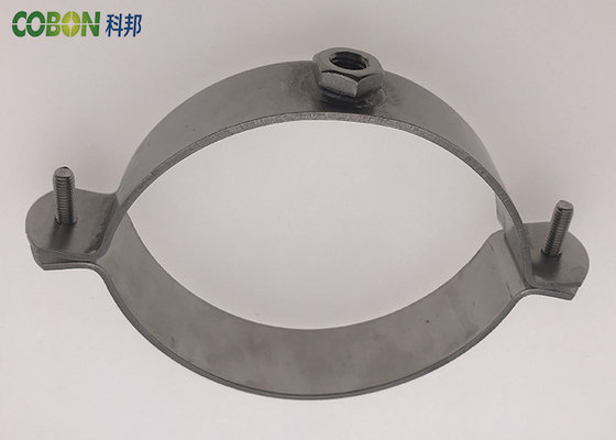 Industrial Gas Stainless Steel Pipe Clamps And Brackets Light Weight Easy To Fix