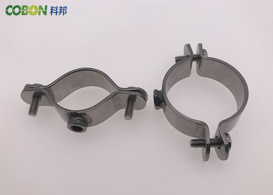 Industrial Gas Stainless Steel Pipe Clamps And Brackets Light Weight Easy To Fix