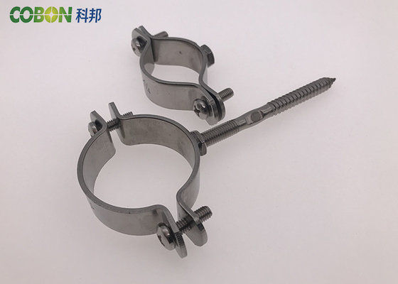 No Rubber Coated Cast Iron Pipe Clamps With Stainless Steel  Material