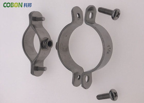 Sandblasting Surface Finishing Hydraulic Pipe Clamps For Heating Pipeline