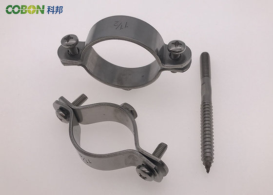 Sandblasting Surface Finishing Hydraulic Pipe Clamps For Heating Pipeline