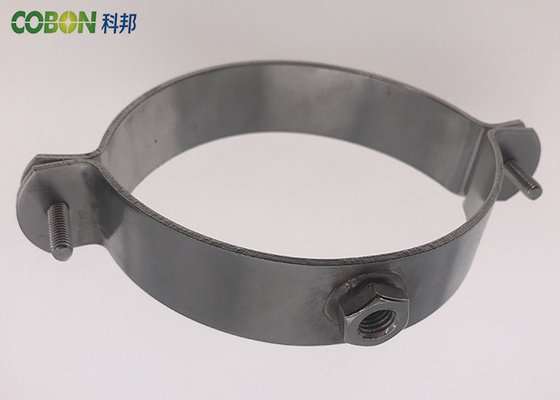 Anodization Surface Industrial  Pipe Clamps , No Burrfree Pipe Support Brackets