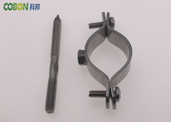 Thickness 2.5mm Stainless Steel Pipe Clamps Hanger Bolt  Paper Carton Package
