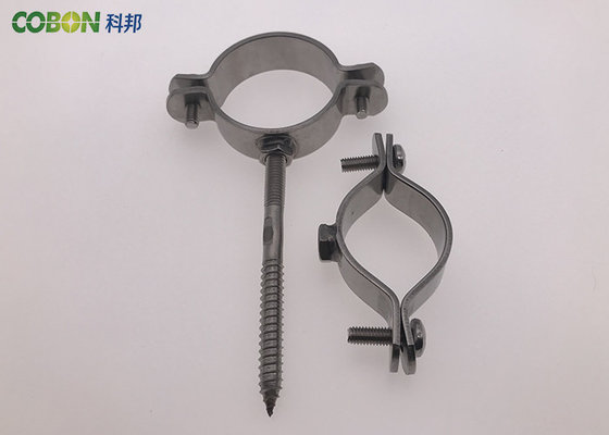 Thickness 2.5mm Stainless Steel Pipe Clamps Hanger Bolt  Paper Carton Package