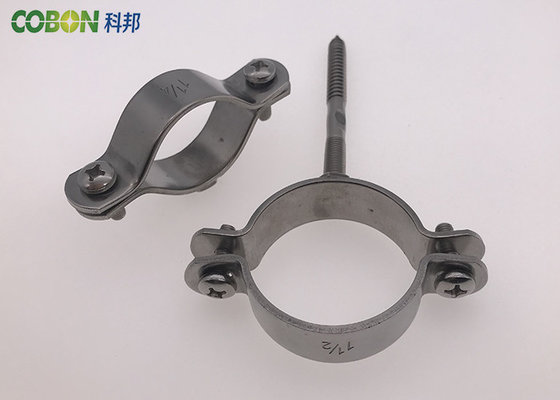 Multicolor Pleated Volt - Endurance Stainless Steel Pipe Clamps For Water Pipeline
