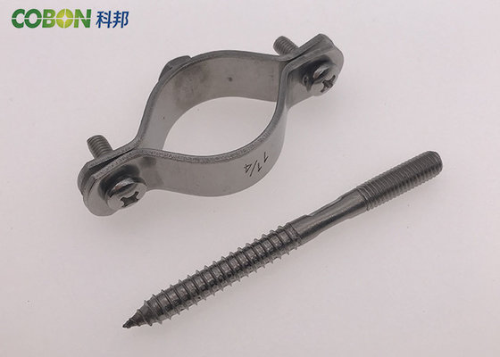 Flexible Coupling Pipe Clamp Bracket Stainless Steel P Pipe Clamp For Water Pipeline
