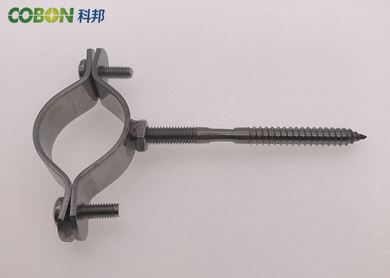 Easy Structure Heavy Duty Stainless Steel Pipe Clamps With Large Adjustment Range For Building