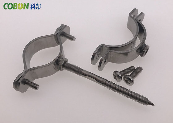 Easy Structure Heavy Duty Stainless Steel Pipe Clamps With Large Adjustment Range For Building