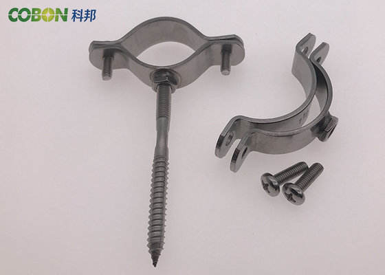 Electro Zinc Plated Cast Iron Pipe Clamps With Hanger Bolt Stainless Steel