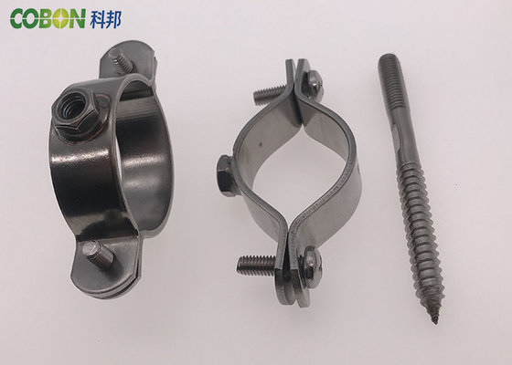 Ss304 Stainless Steel Pipe Clamps 2.0mm Thickness Corrosion Resistance