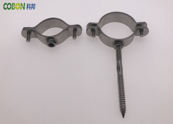 Ss304 Stainless Steel Pipe Clamps 2.0mm Thickness Corrosion Resistance