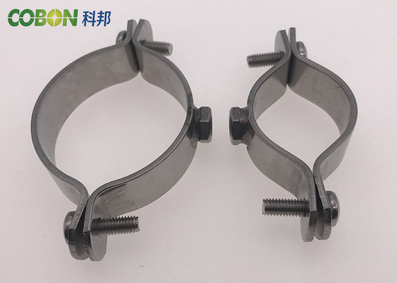 Small Expanding Heavy Duty Pipe Clamps M6 Size With Yellow Zinc Plated