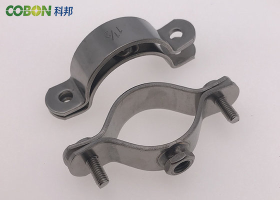 Small Expanding Heavy Duty Pipe Clamps M6 Size With Yellow Zinc Plated