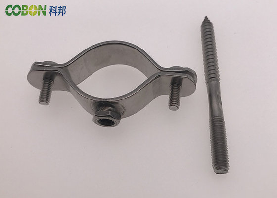 Small Expanding Heavy Duty Pipe Clamps M6 Size With Yellow Zinc Plated