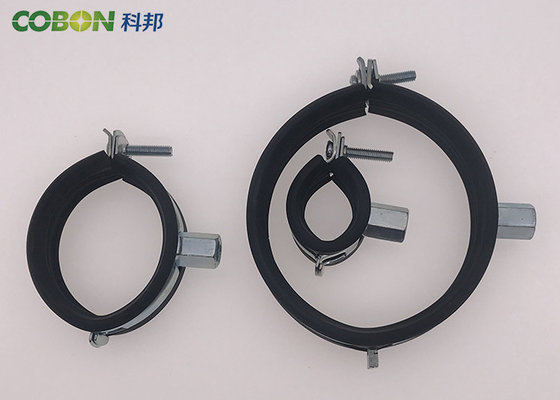 Screw Hooks Colored Rubber Pipe Clips Iron Sheet With Plastic Expansion Anchor