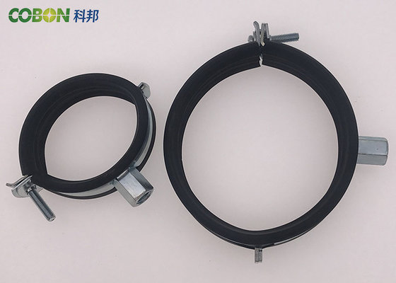 Environmental Protection Heavy Duty Pipe Clamps Carbon Steel For Cellings / Floors