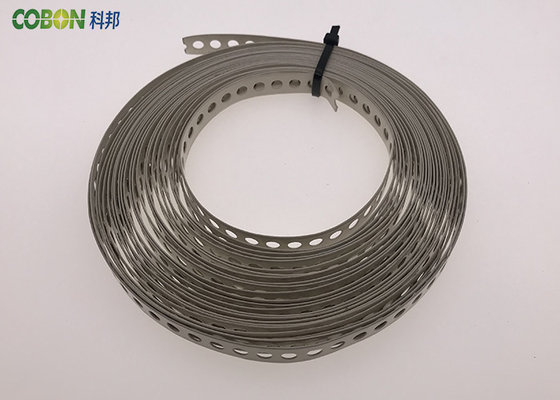 Rounded Duct Hanger Strap Metal Strapping Tape Galvanized Surface Treatment