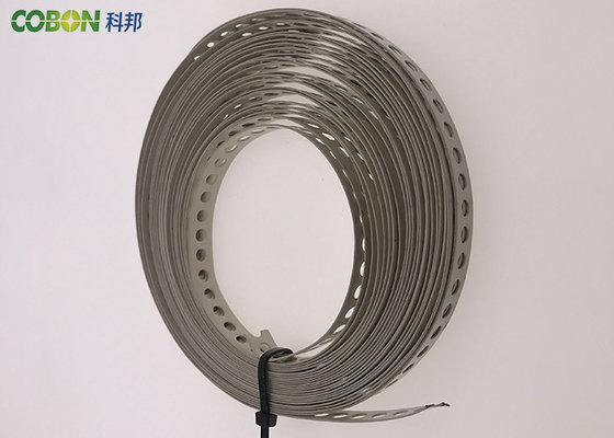 Multi Hole Suspension Metal Fixing Band White Color Painting Surface