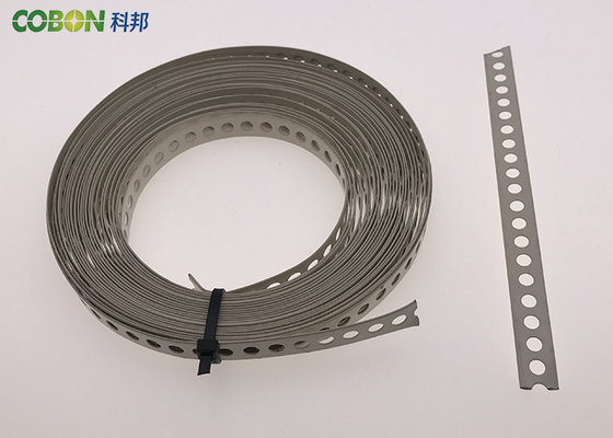 Perforated Metal Fixing Band 10m Galvanized Steel With Color Powder Coated