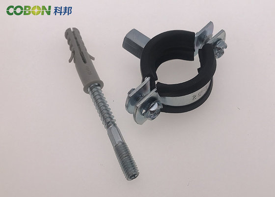 Zinc Color Plated Steel Pipe Clamps Cast Iron Heavy Duty Pipe Clamps