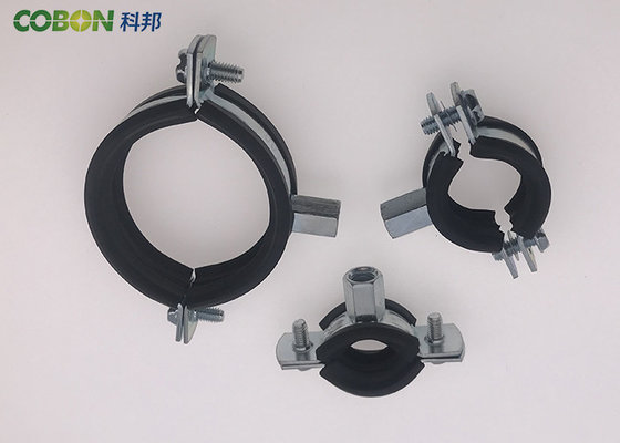 Adjustable Steel Cast Iron Pipe Clamps With A Clip Iron Sheet Material