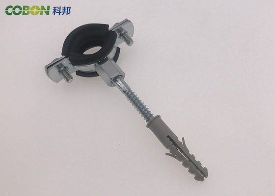 Copper Pipe Brackets Heavy Duty Pipe Clamps Clip Multicolor Pleated Cast Iron Pipe Clamps