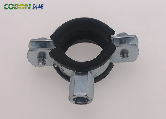Copper Pipe Brackets Heavy Duty Pipe Clamps Clip Multicolor Pleated Cast Iron Pipe Clamps