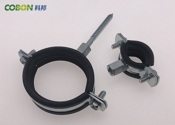 Adjustable Metal Pipe Clamps Assembly Zinc Plating Galvanization Surface Cast Iron Pipe Clamps