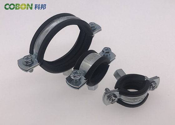 Zinc Plating Steel Cast Iron Pipe Clamps Set Types Square DC01