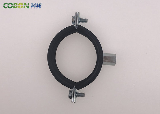 3/8" - 6" Iron Heavy Duty Pipe Clamp With Rubber Welding Nut M8