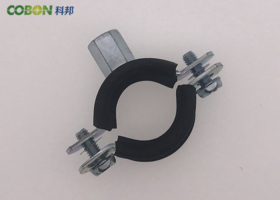 3/8" - 6" Iron Heavy Duty Pipe Clamp With Rubber Welding Nut M8