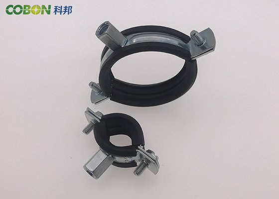 Heavy Duty Pipe Mounting Clamps 1.8 - 2.0 mm Thickness Tube Strap Clamp Cast Iron Pipe Clamps
