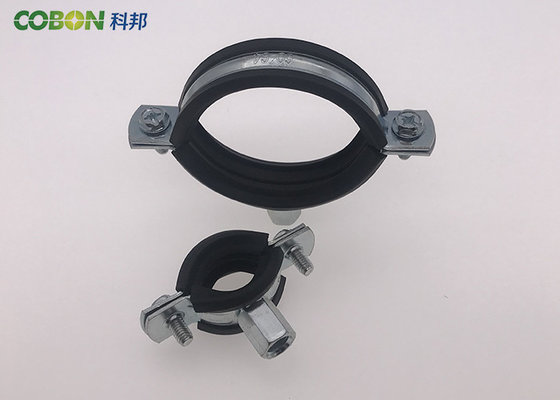 High Pressure Cast Iron Pipe Clamps Zinc Plating  Paint Spraying Surface