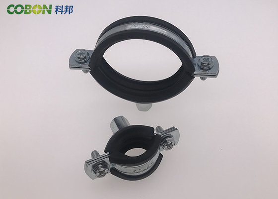 18mm-200mm Dia Cast Iron Pipe Clamps with 45+-5° Shore Hardness
