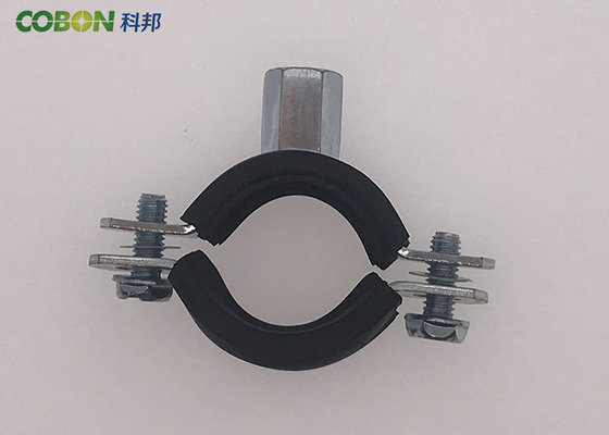 Welding type Cast Iron Pipe Clamps with EPDM Rubber Zinc Plated steel