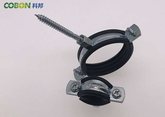 Welding type Cast Iron Pipe Clamps with EPDM Rubber Zinc Plated steel