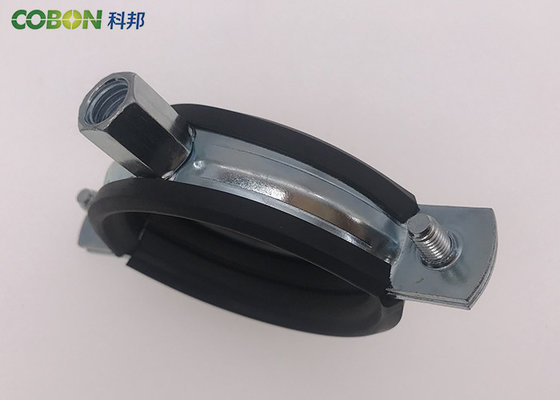 Standard Cast Iron Pipe Clamps M8 M10 M8 M10 Combi Nut Clamp With EPDM Rubber