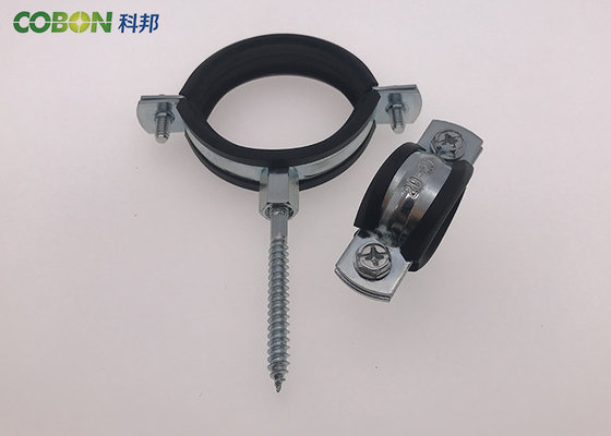 Standard Cast Iron Pipe Clamps M8 M10 M8 M10 Combi Nut Clamp With EPDM Rubber