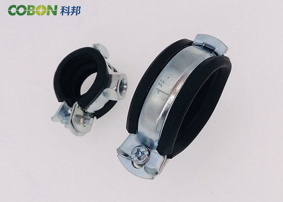 New Fashion Pipe Fitting Galvanized Steel Pipe Repair Clamp Rubber Lined Pipe Clamps