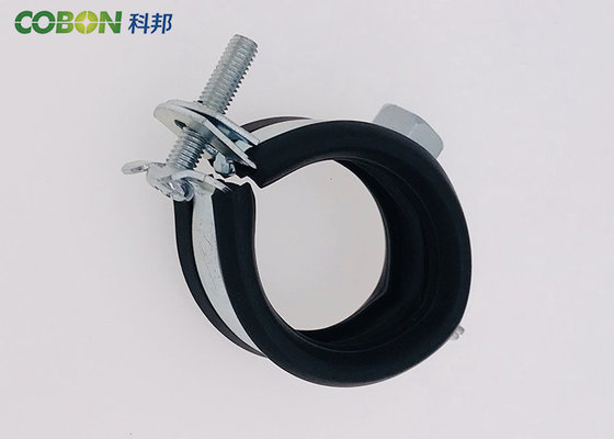 Professional Hinged Pipe Clamp Mounting Bracket Metal Clamp With Rubber