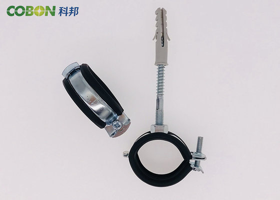 Hydraulic Rubber Lined Pipe Clamps Durable Carbon Steel 8 - 110mm Size