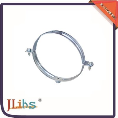 Machine Welding Industrial Pipe Clamps Galvanized High Performance With M7 Nut