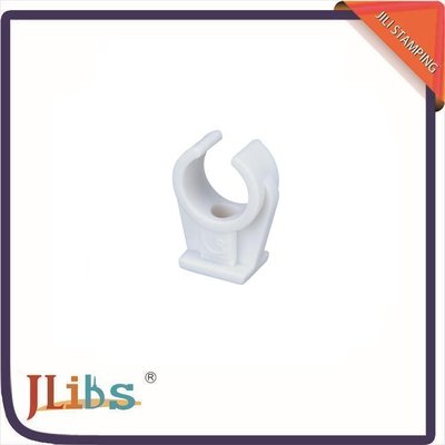 Professional Durable Single Ring Plastic Pipe Clamps , PVC Pipe Saddle Clamps