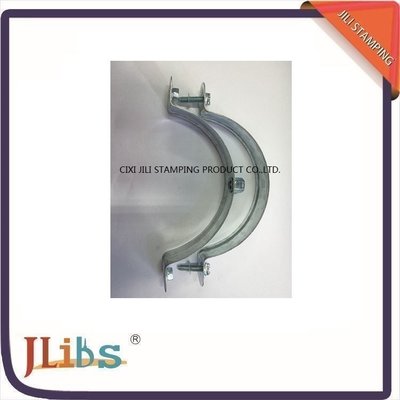 Professional M8 Galvanized Pipe Clamps With Multicolor Pleated