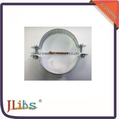 Zinc Plated / Plastic Dipping Steel Q195 Galvanised Pipe Clamps 63mm - 315mm