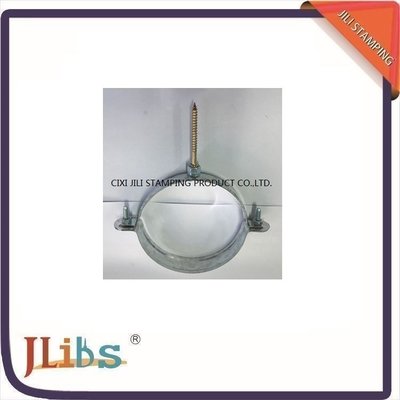 M7 / M8 Carbon Steel Galvanised Pipe Clamps / Pipe Hanging Clamp
