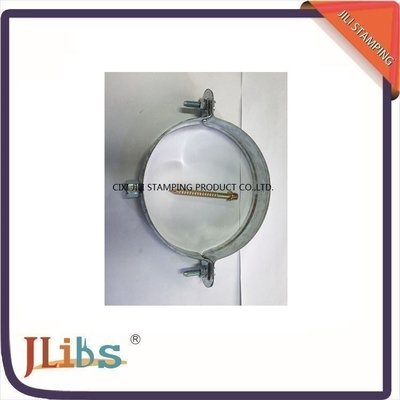M7 / M8 Carbon Steel Galvanised Pipe Clamps / Pipe Hanging Clamp