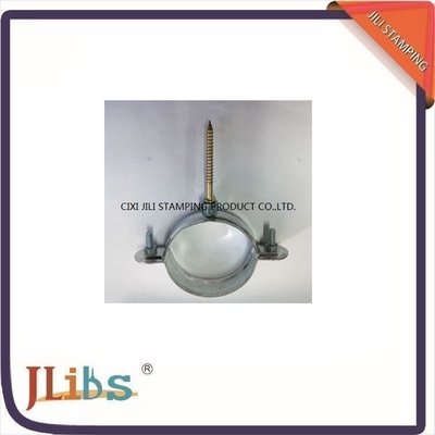 Customised Galvanised Steel Hanging Pipe Clamps Riveted Nut M7 / M8