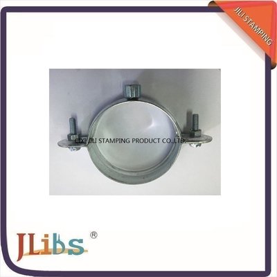 Galvanized Stee M7 / M8 Pipe Clamp Fittings , Thinckness 0.7-1.2mm